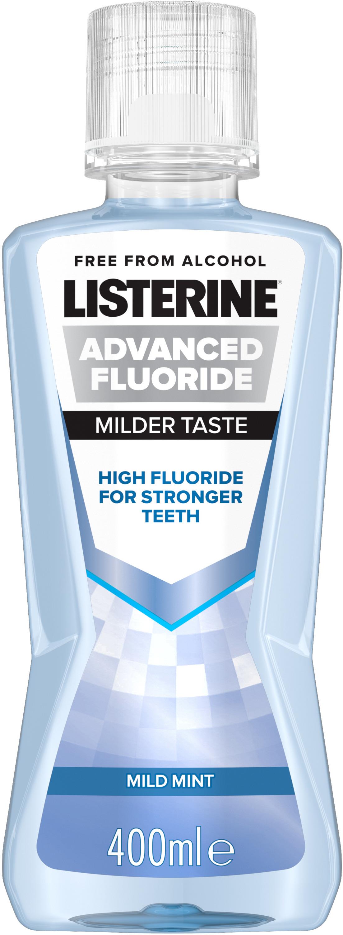 Listerine Advanced Fluoride Mouthwash 400 ml | lyko.com