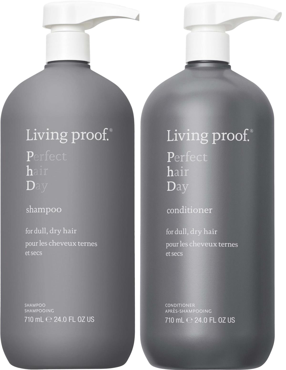 Living Proof Perfect Hair Day Bundle Shampoo 710 ml & Conditioner 710 ...
