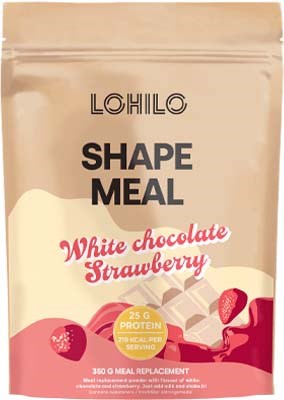 LOHILO Shape Meal White Chocolate Strawberry 350 g | lyko.com