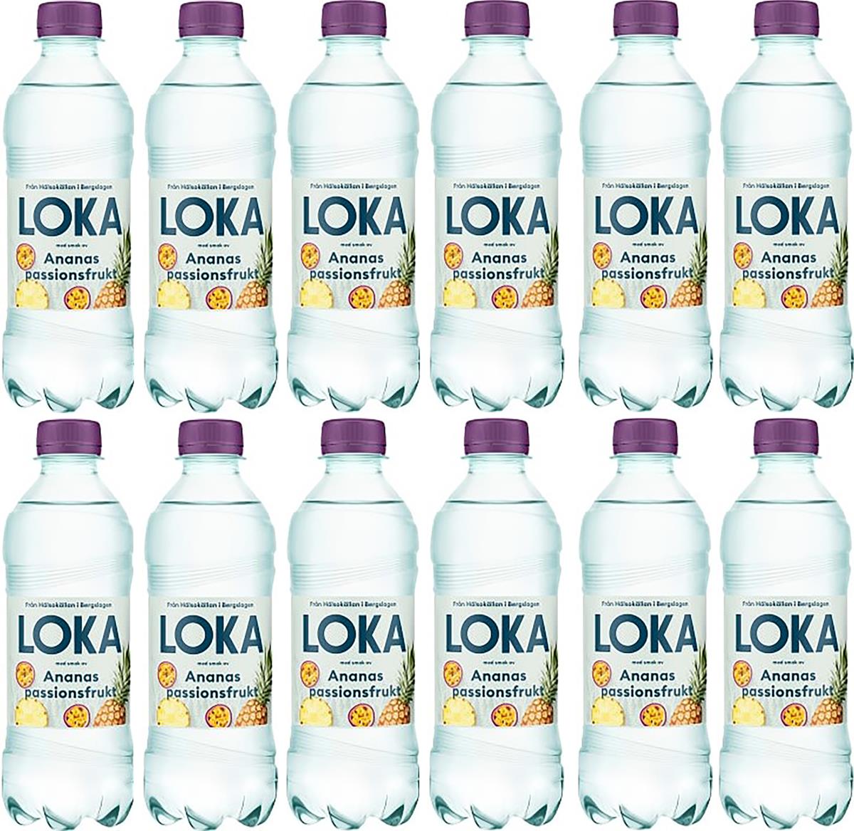 LOKA Ananas Passionsfrukt 12 x 33 cl | lyko.com