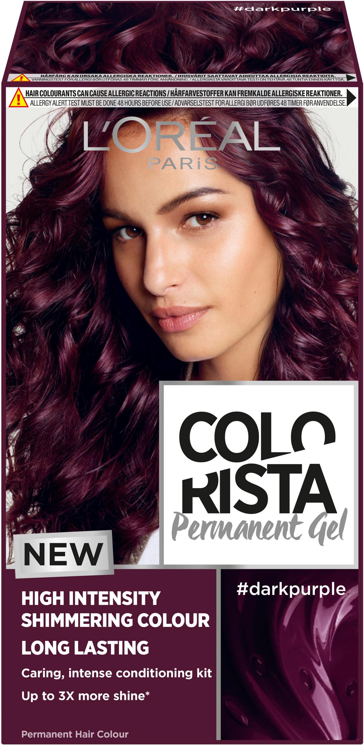 L'Oréal Paris Colorista Permanent Gel Dark Purple | lyko.com