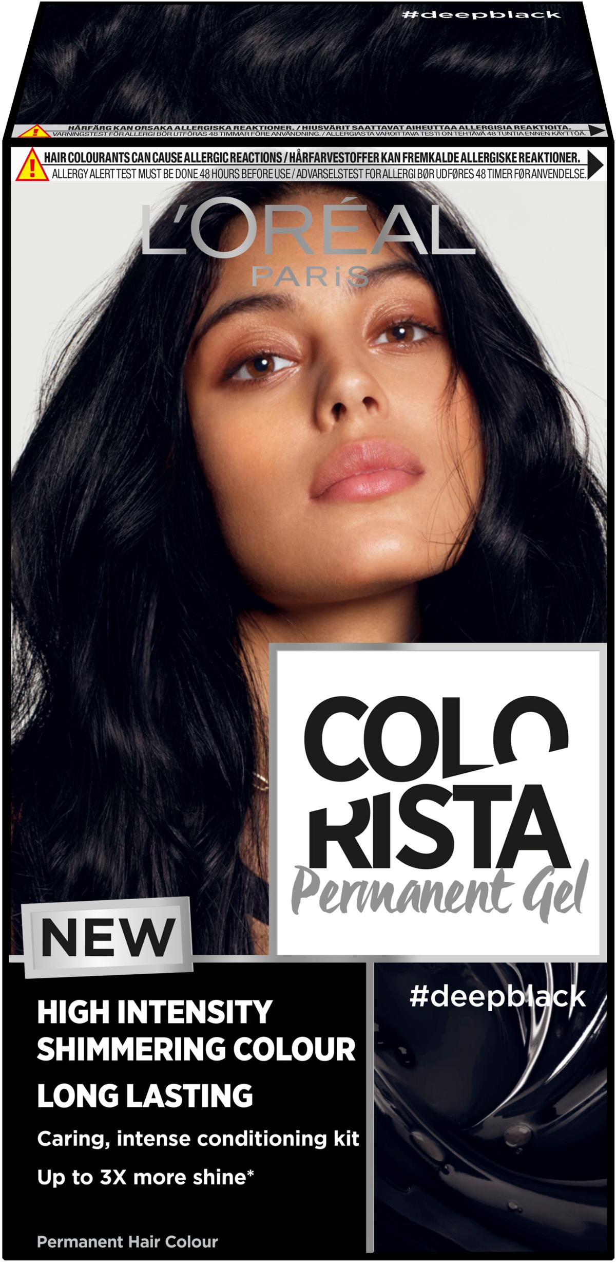 Loreal Paris Colorista Permanent Gel Deep Black | lyko.com