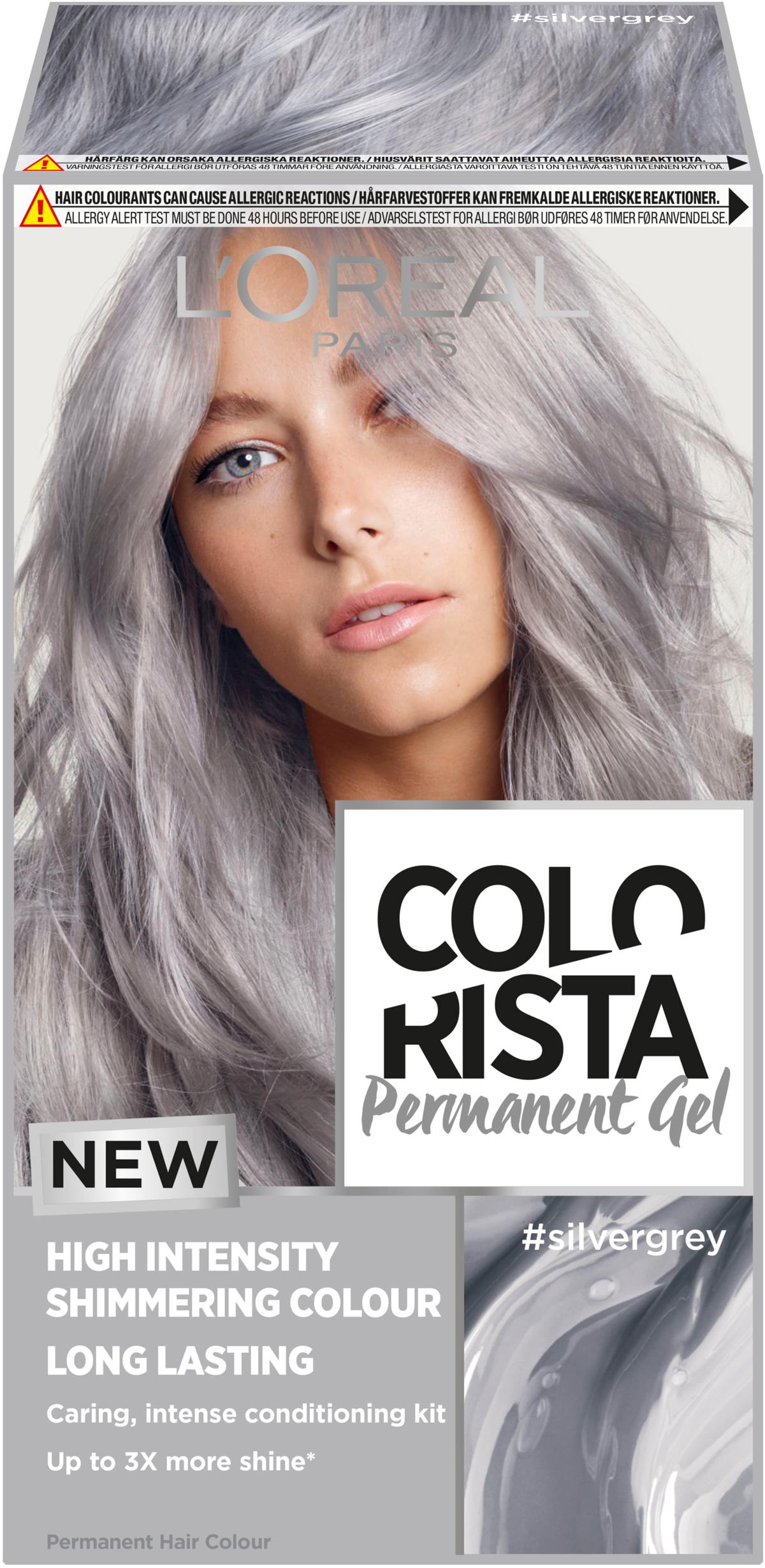 Loreal Paris Colorista Permanent Gel Silver Grey | lyko.com