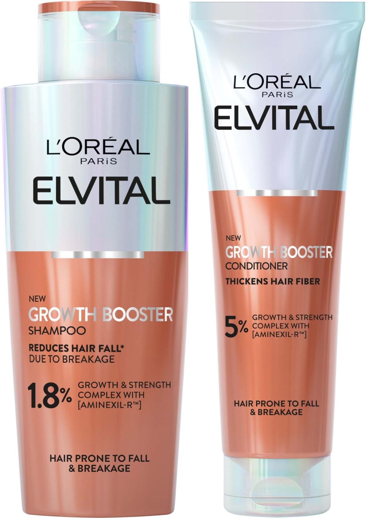 Loreal Paris Elvital Growth Booster Bundle Shampoo 200 ml & Conditioner ...