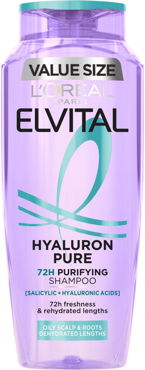 Loreal Paris Elvital Hyaluron Pure Purifying Shampoo 500 ml | lyko.com