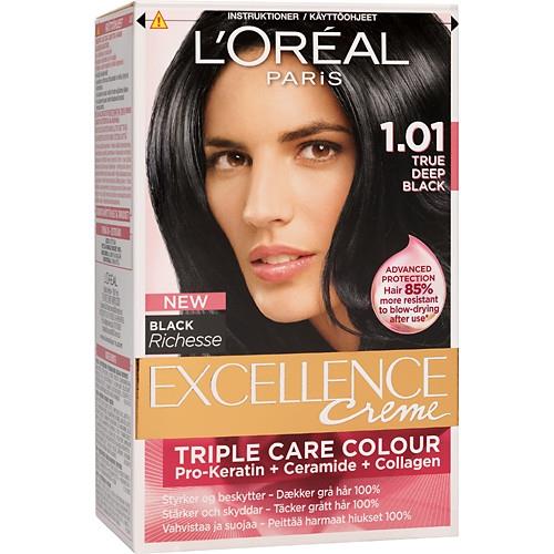 Loreal Paris Excellence Crème Creme 1.01 Mycket Djupsvart | lyko.com