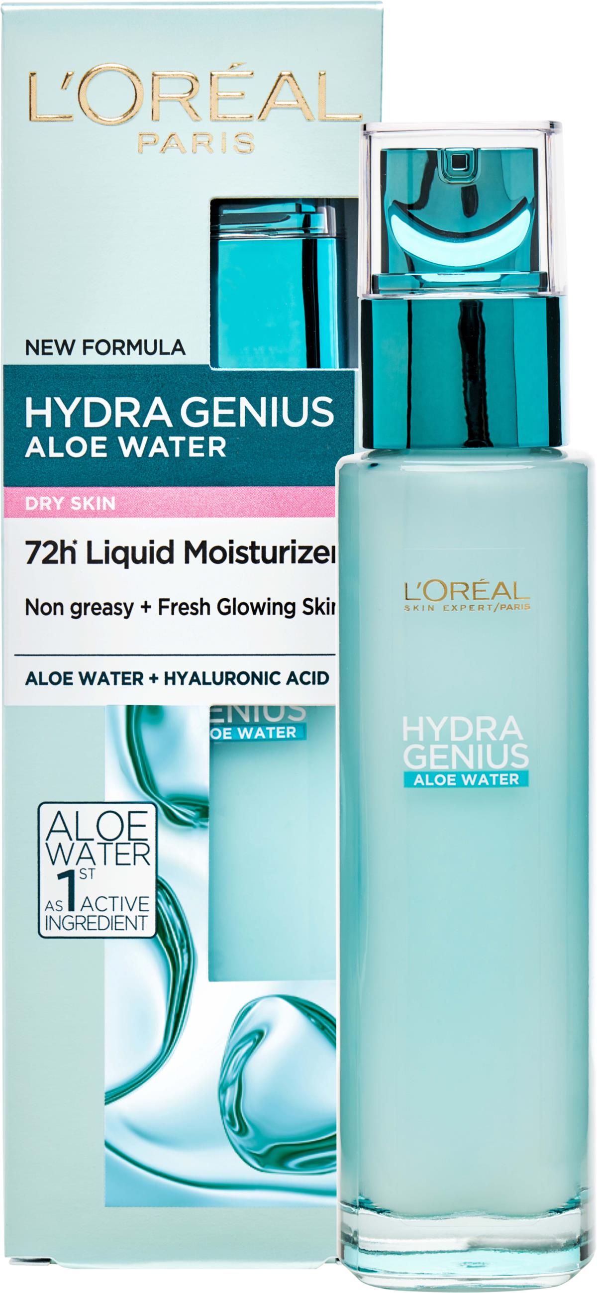 Loreal Paris Hydra Genius Aloe Water Droge en Gevoelige Huid Dagcrème ...