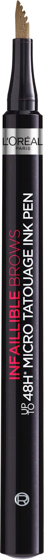 Loreal Paris Infaillible Brows 48H Micro Tatouage Ink Pen 110 Dark ...