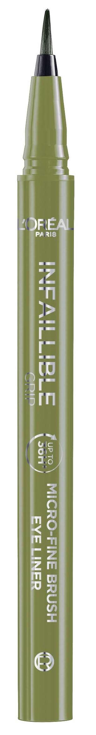 Loreal Paris Infaillible Grip 36H Micro-Fine Brush Eyeliner 05 Sage ...
