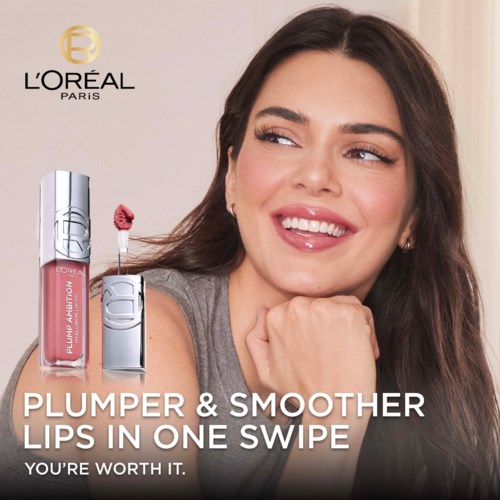 Loreal Paris Plump Ambition Hyaluron Lip Oil 201 Milky Nu | lyko.com