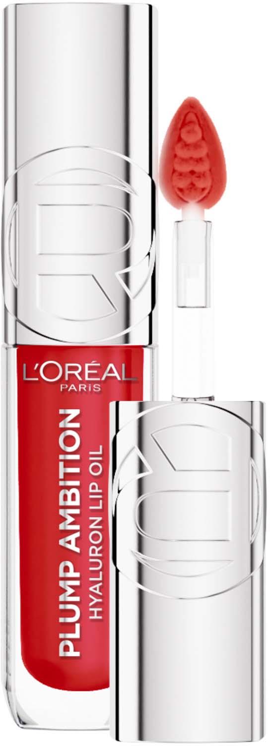 Loreal Paris Plump Ambition Hyaluron Lip Oil 380 Rouge In Love | lyko.com