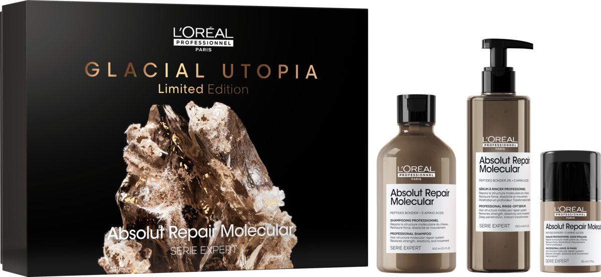 L'Oréal Professionnel Absolut Repair Molecular TRIO Set For Damaged ...