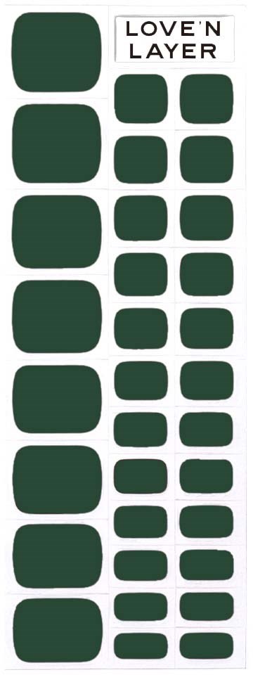 Love'n Layer Solid Toe Layers Forest Green | lyko.com
