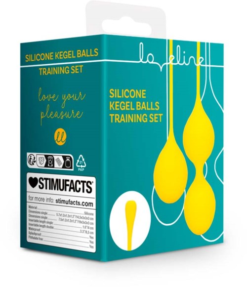 Loveline Silicone Kegel Balls Training Set - Carambola | lyko.com