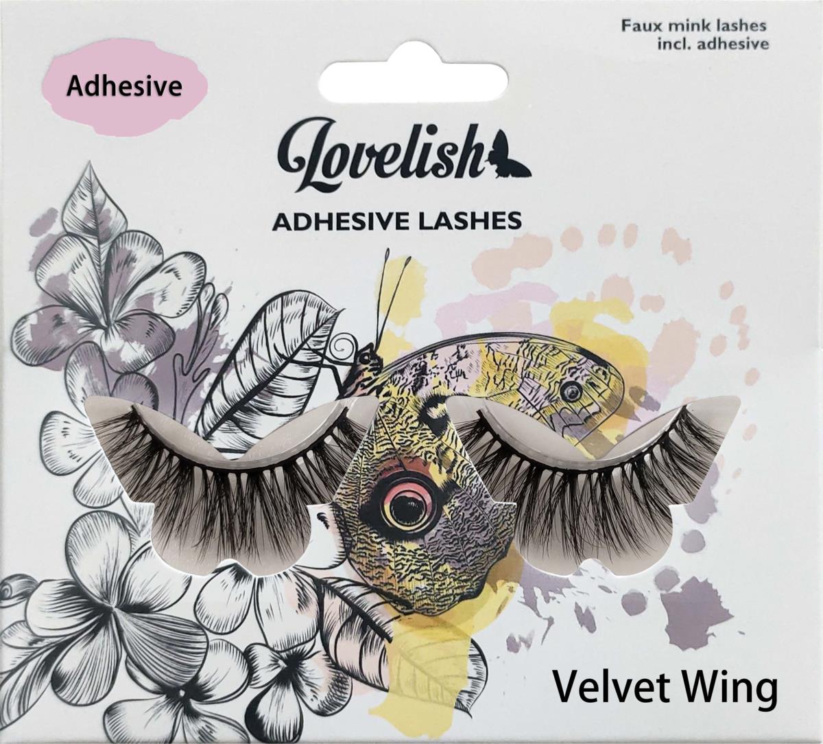 Lovelish Adhesive Eyelashes Velvet Wing | lyko.com