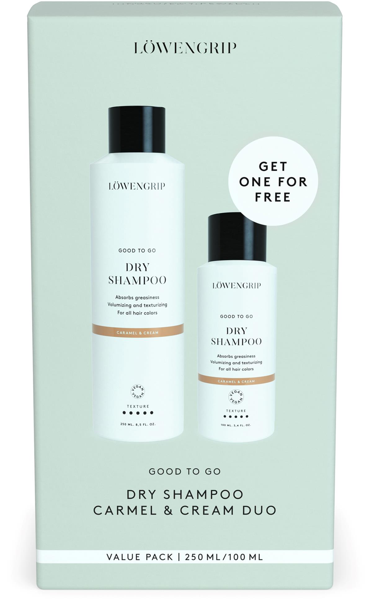 Löwengrip Good to Go Dry Shampoo Caramel & Cream Duo Value Pack | lyko.com