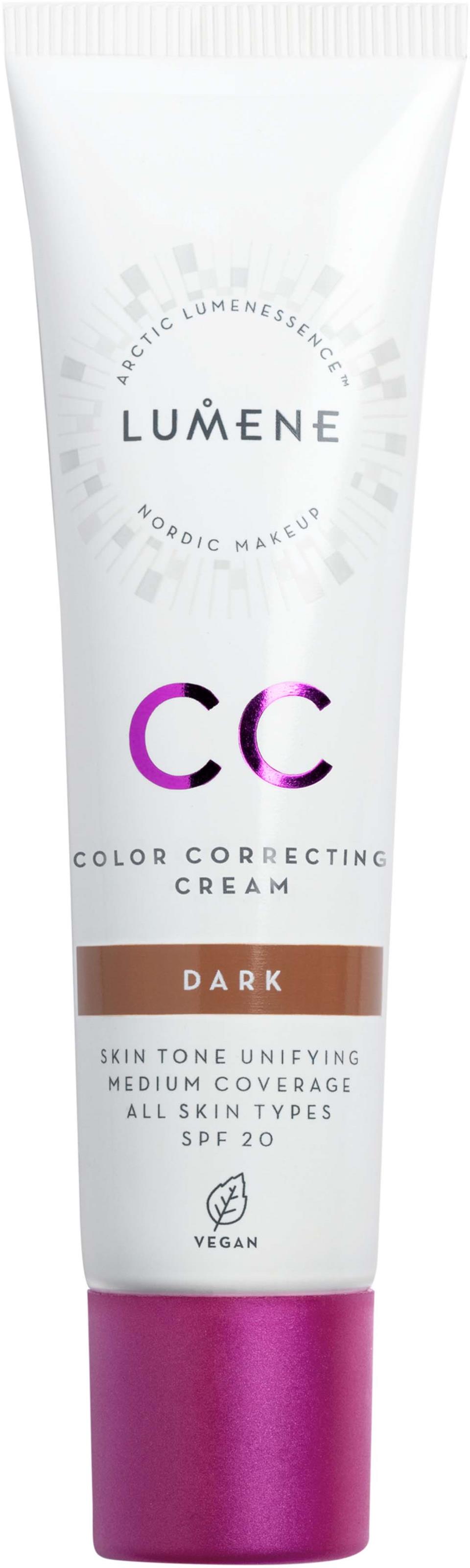 Lumene CC Color Correcting Cream SPF 20 Dark | lyko.com