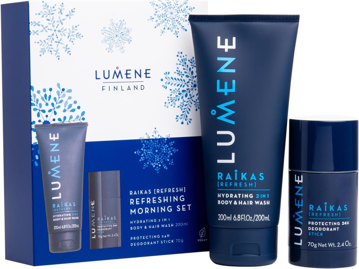 Lumene Men Refreshing Morning Set | lyko.com