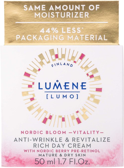Lumene Nordic Bloom Vitality Anti-Wrinkle & Revitalize Rich Day Cream ...