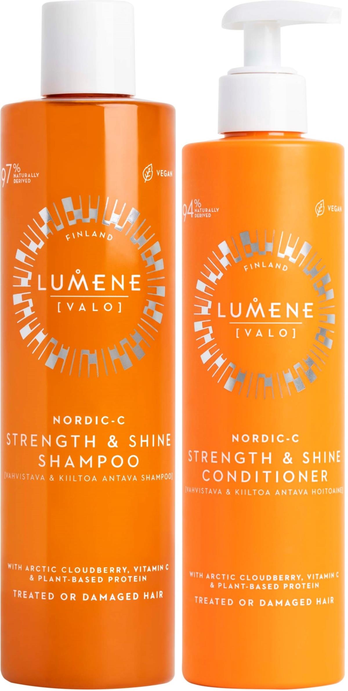 Lumene Nordic-C Strength & Shine Bundle Shampoo 300 ml & Conditioner ...