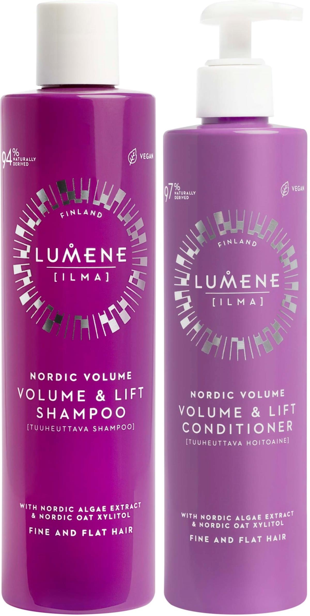 Lumene Nordic Volume Volume & Lift Bundle Shampoo 300 ml & Conditioner ...
