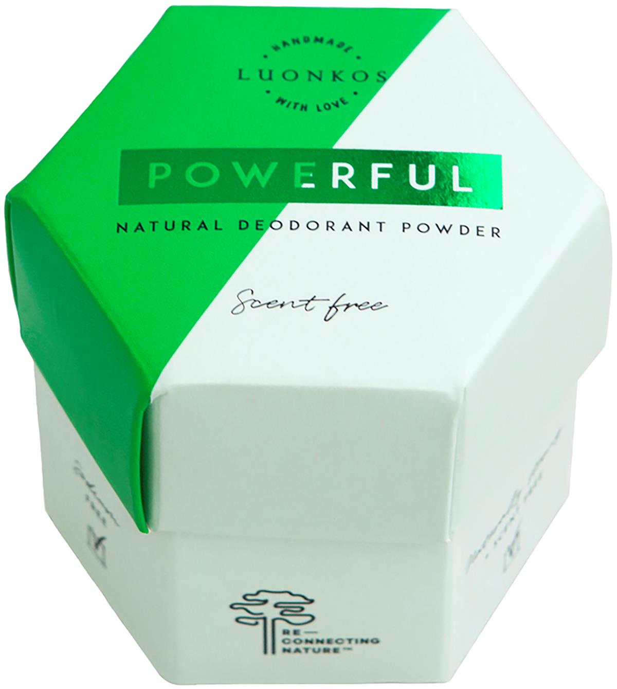 Luonkos Powerful Natural Deodorant Powder Scent-Free 50 g | lyko.com