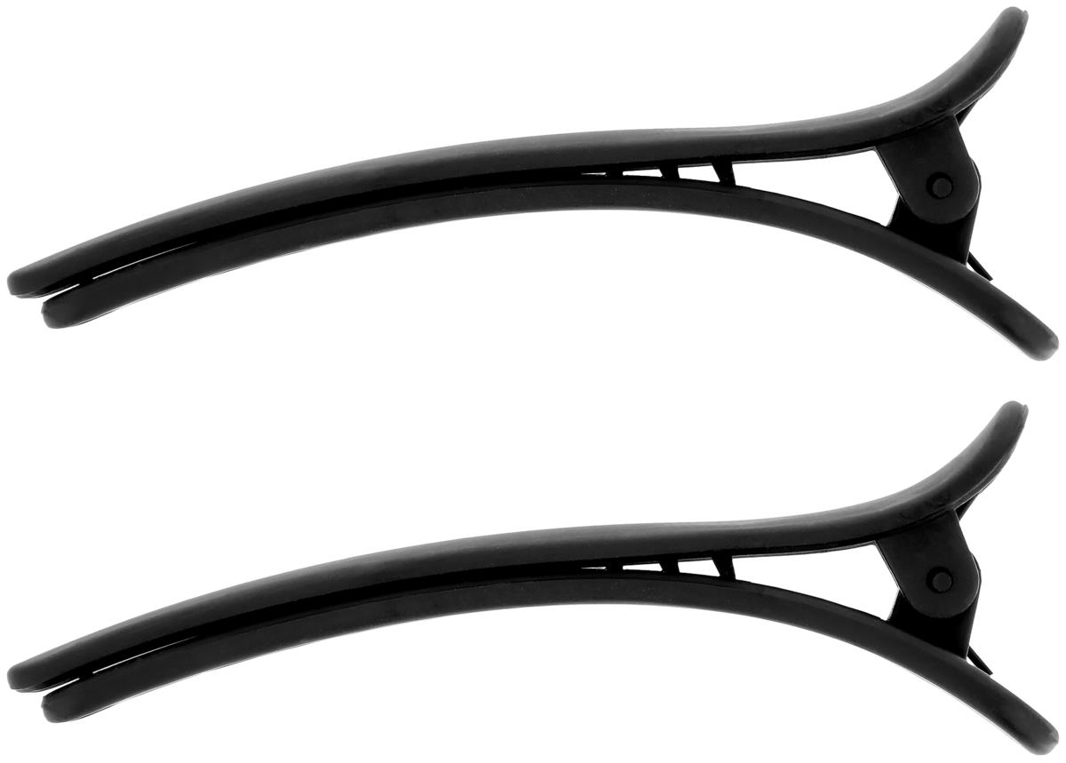 By Lyko 2-pack Rubberized Mini Clips Black | lyko.com