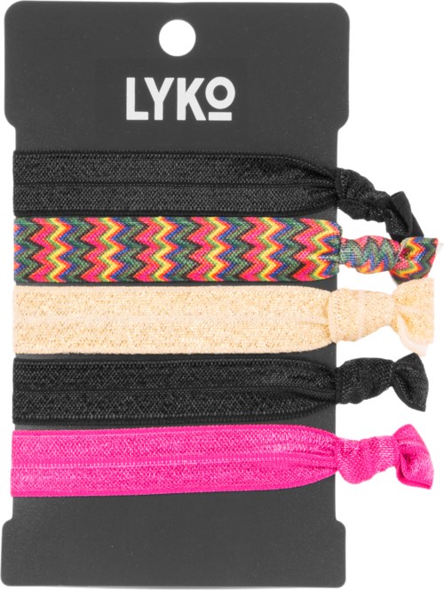 By Lyko Hair Bandsar Fushia Hair Ties Fushia | lyko.com