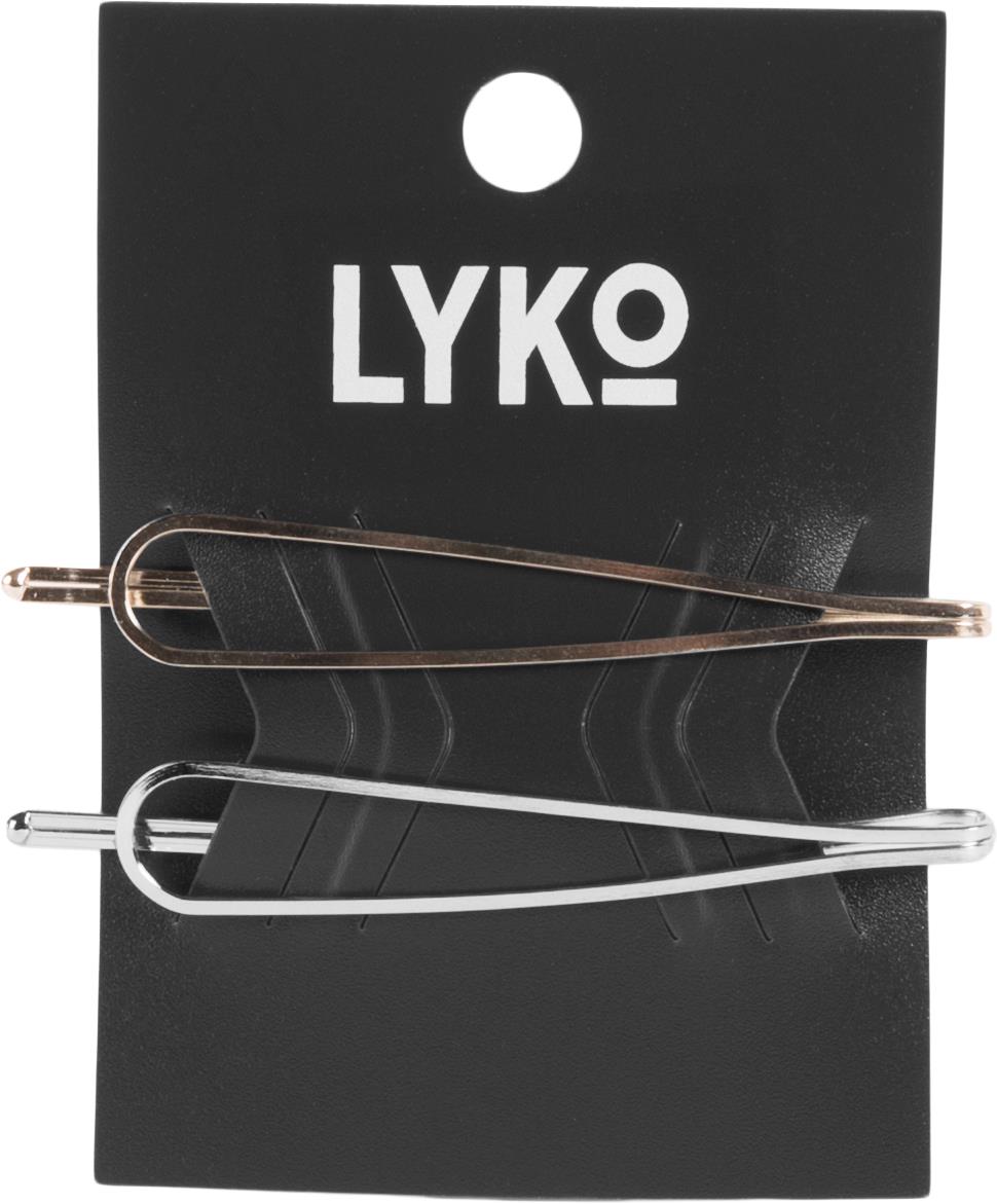 By Lyko Hair-Slide Oval 2 Pack Silver | lyko.com