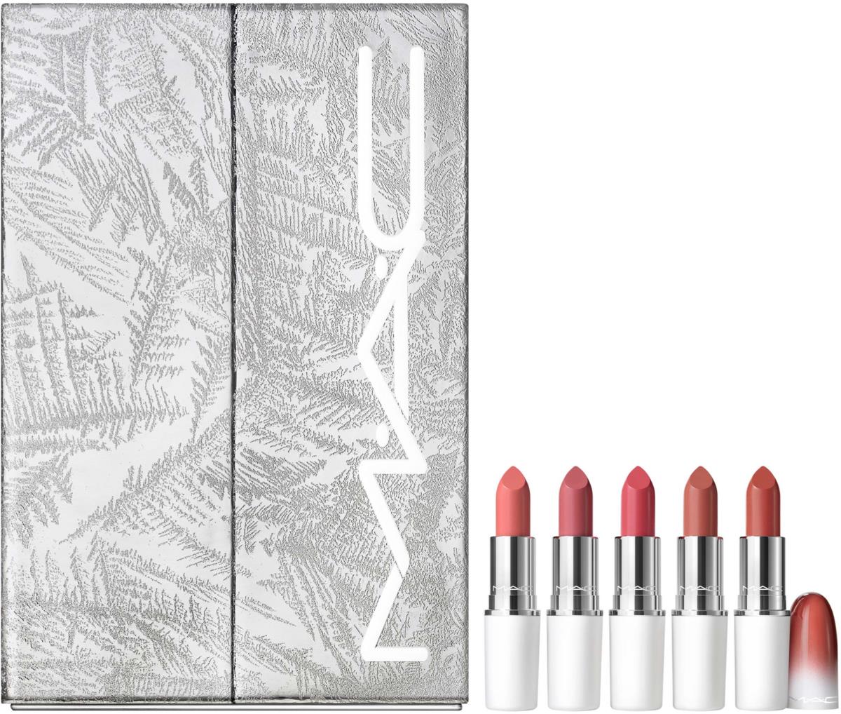 MAC Cosmetics Frostbitten Kiss Lustreglass Lipstick x5: Bestsellers ...