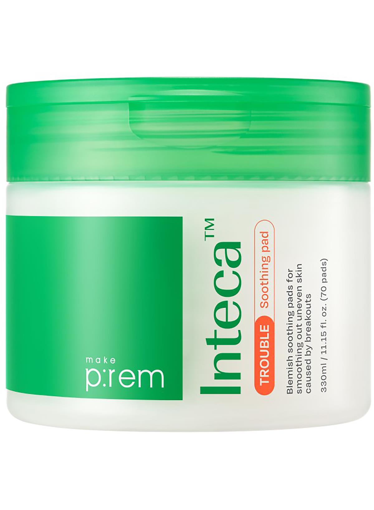 Make P:rem Inteca™ Trouble Soothing Pads 70 pads 330 ml | lyko.com