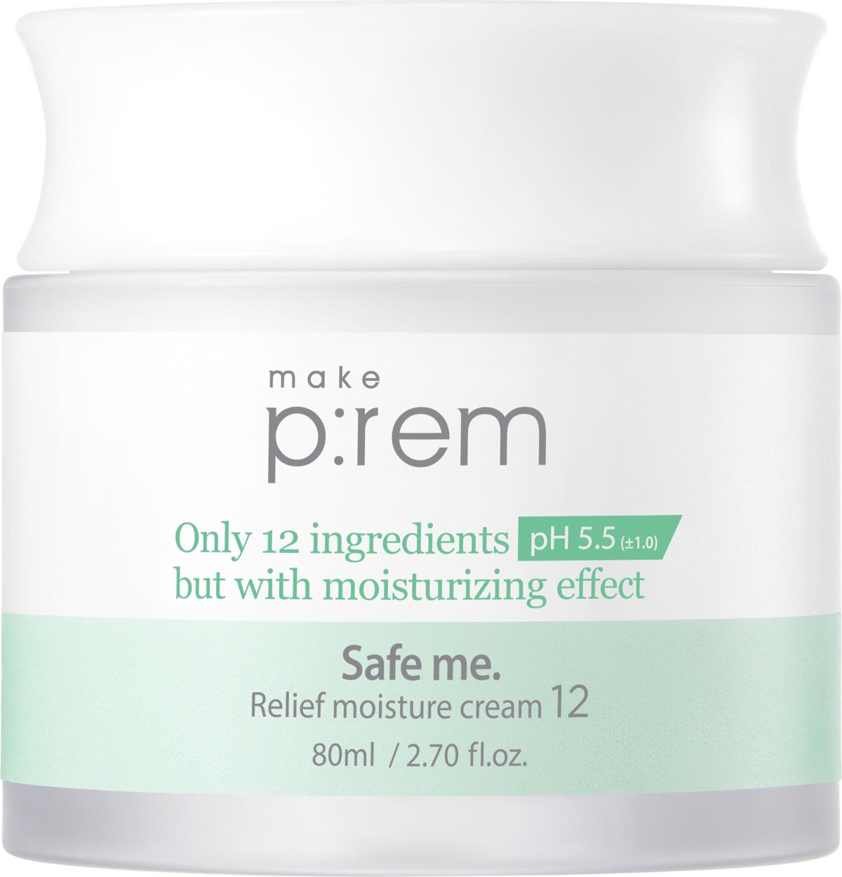 Make P:rem Safe me. Relief Moisture Cream 19 80 ml | lyko.com