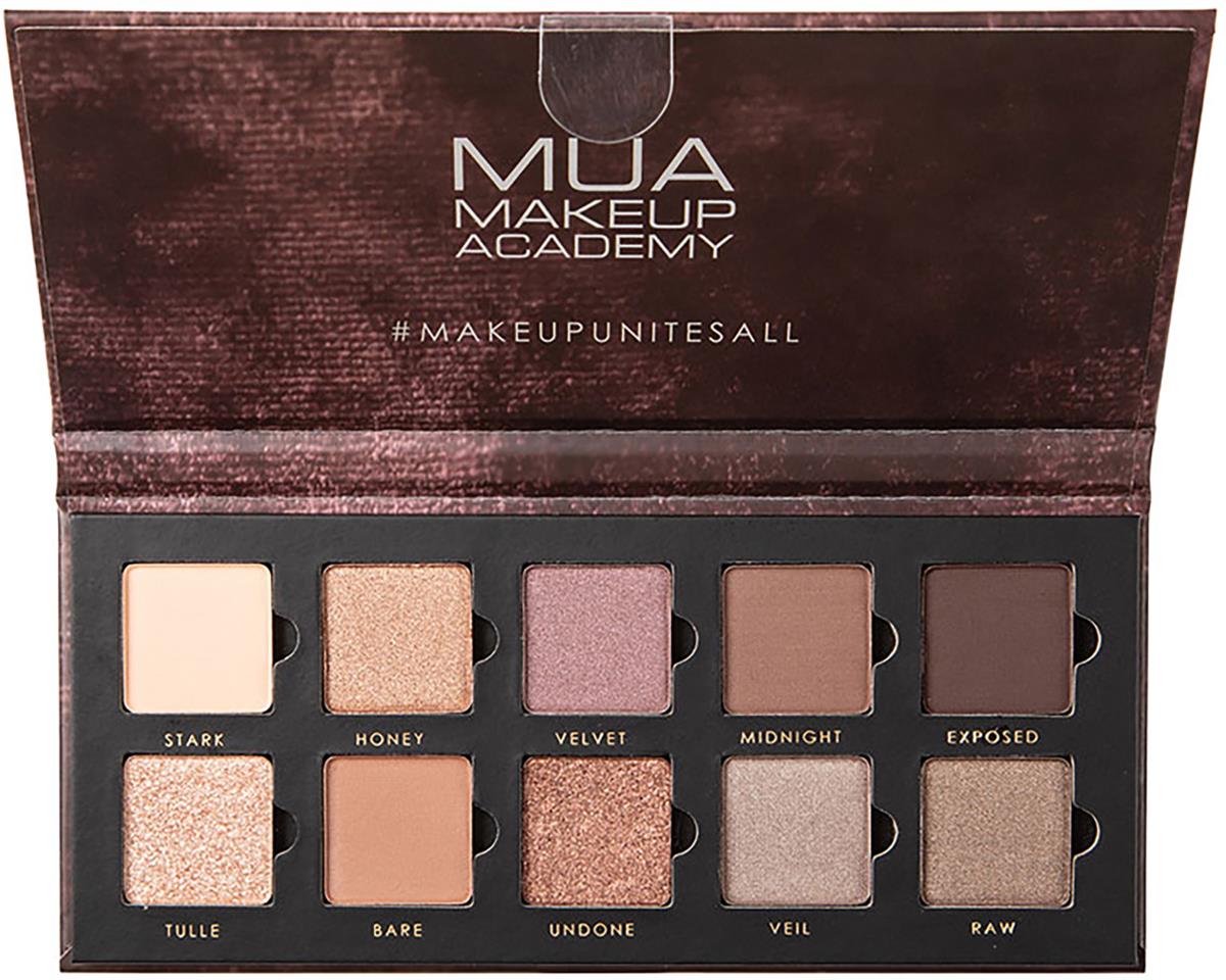 MUA Makeup Academy Eyeshadow Palette 10 Shades Velvet Nudes | lyko.com