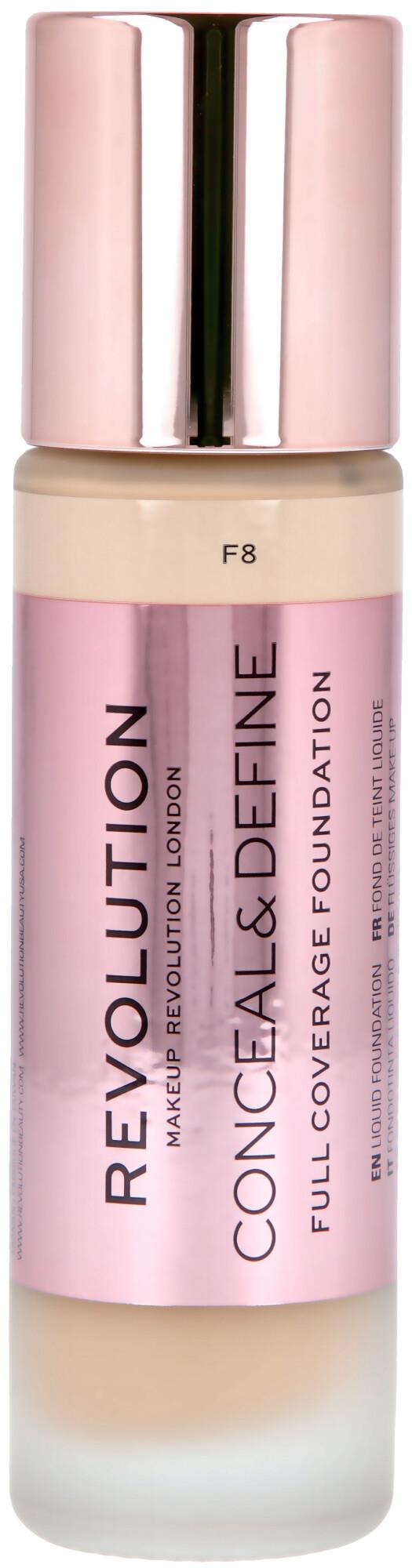 Makeup Revolution Conceal & Define Foundation F8 | lyko.com