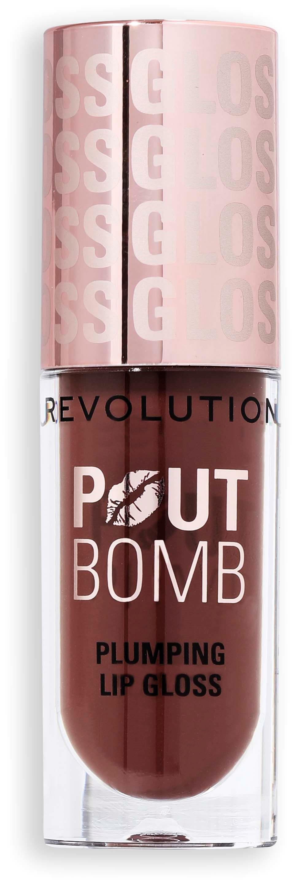 Makeup Revolution Pout Bomb Plumping Gloss Espresso Cool Nude | lyko.com