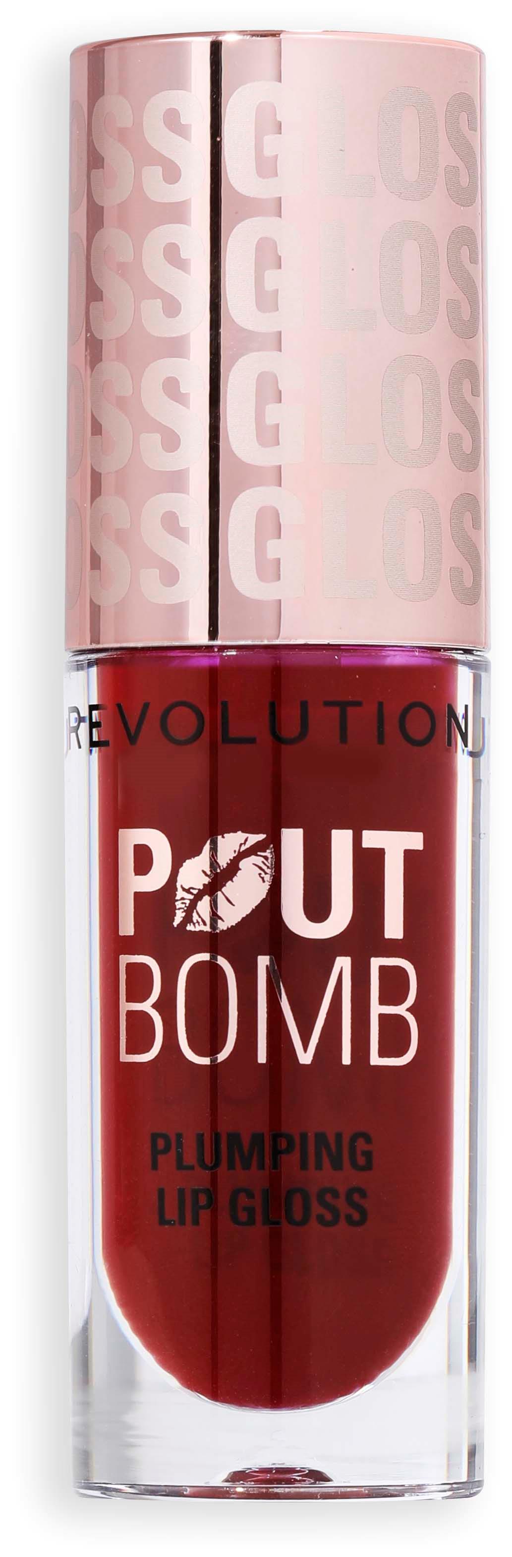 Makeup Revolution Pout Bomb Plumping Gloss Jelly Berry Mauve | lyko.com
