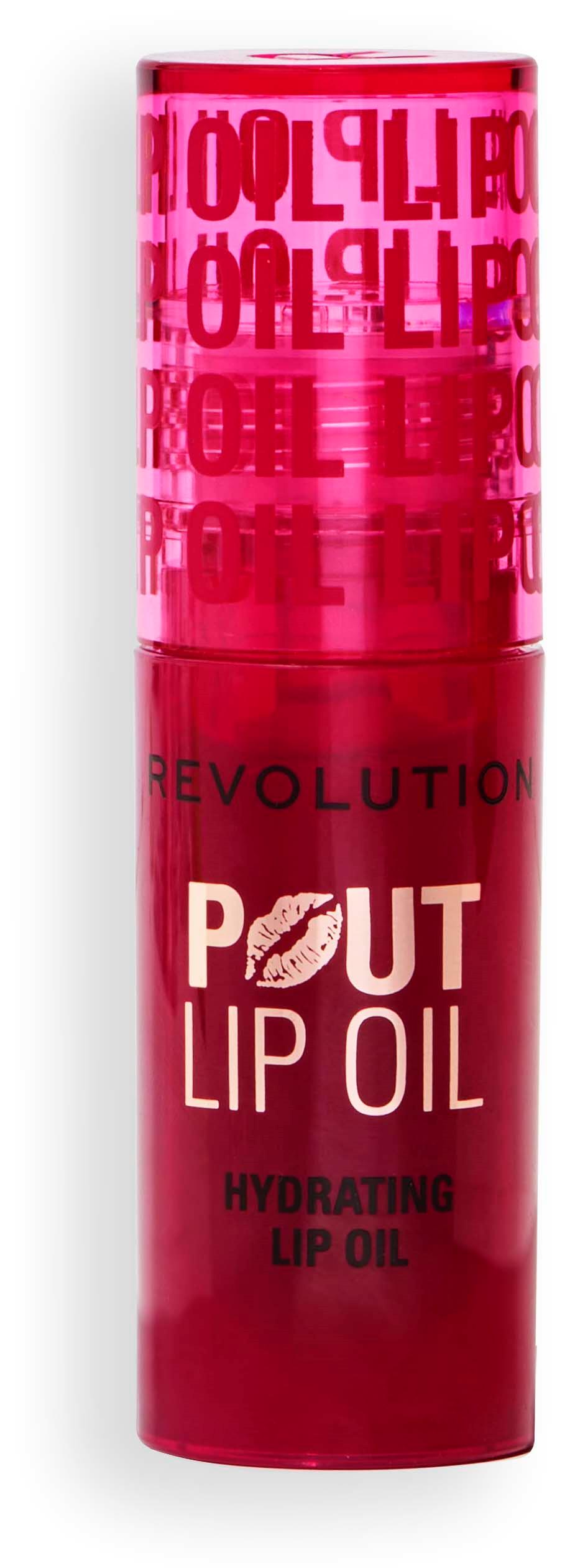 Revolution Beauty London Pout Lip Oil Cherry Red | lyko.com