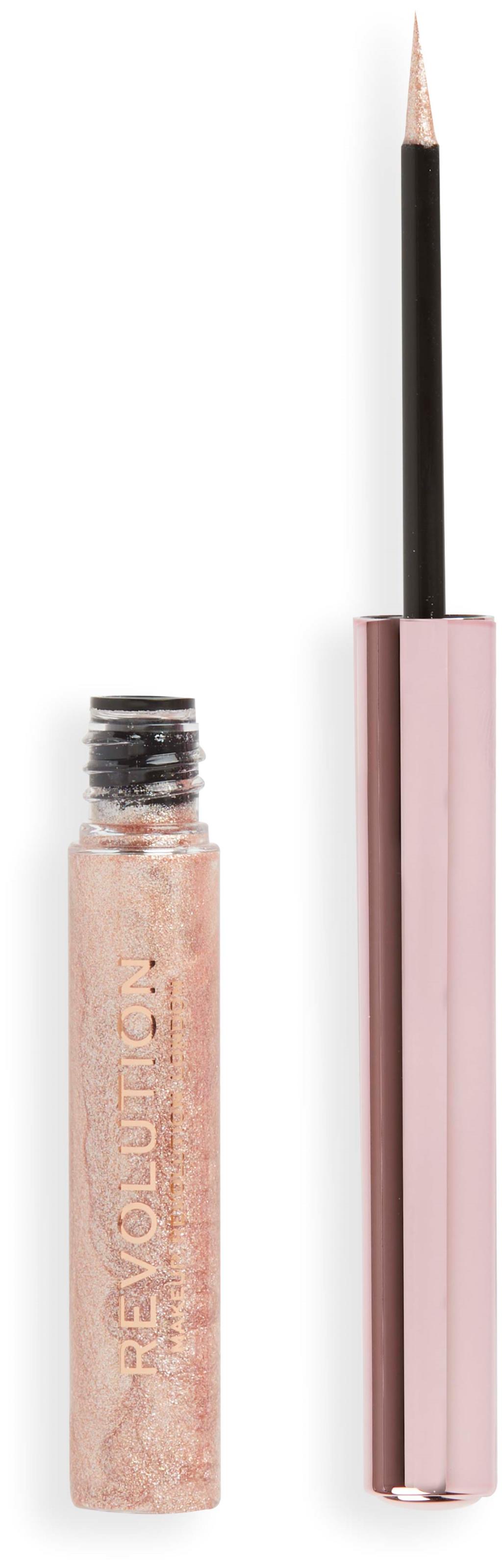 Makeup Revolution Super Flick Liquid Eyeliner Rose Gold | lyko.com