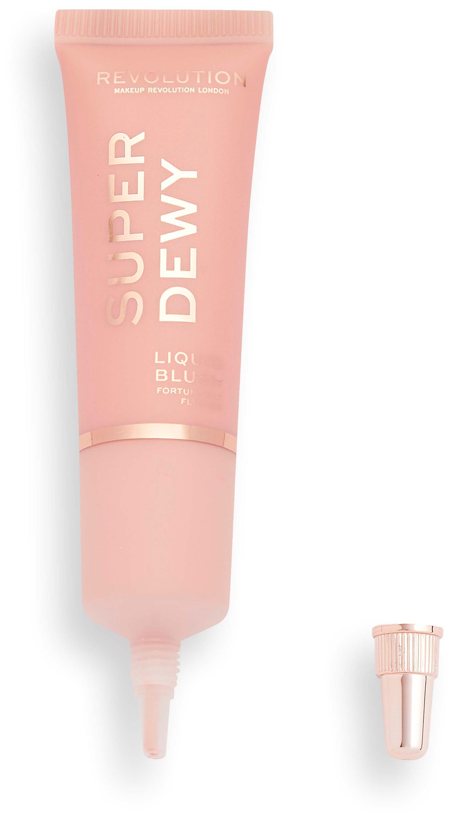 Makeup Revolution Super Dewy Liquid Blush Fortunately Flushed