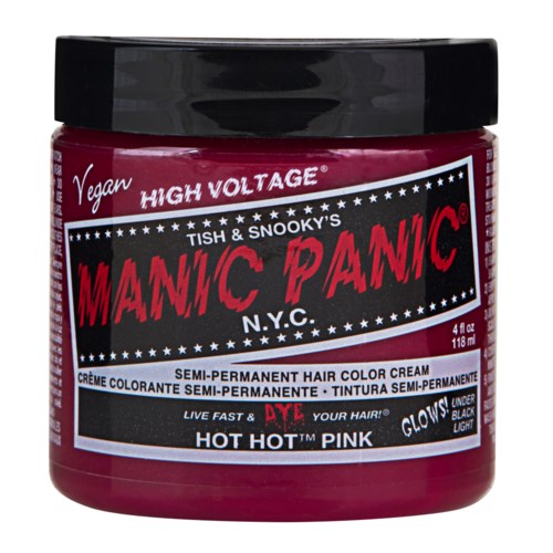 Manic Panic Semi-Permanent Hair Color Cream Hot Hot Pink | lyko.com