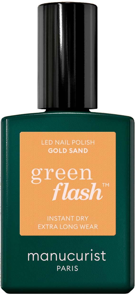 Manucurist Green Flash Gel Polish Gold Sand | lyko.com