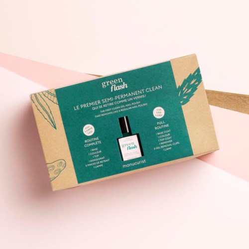 Manucurist Green Flash Gel Polish Start Kit Hortencia | lyko.com
