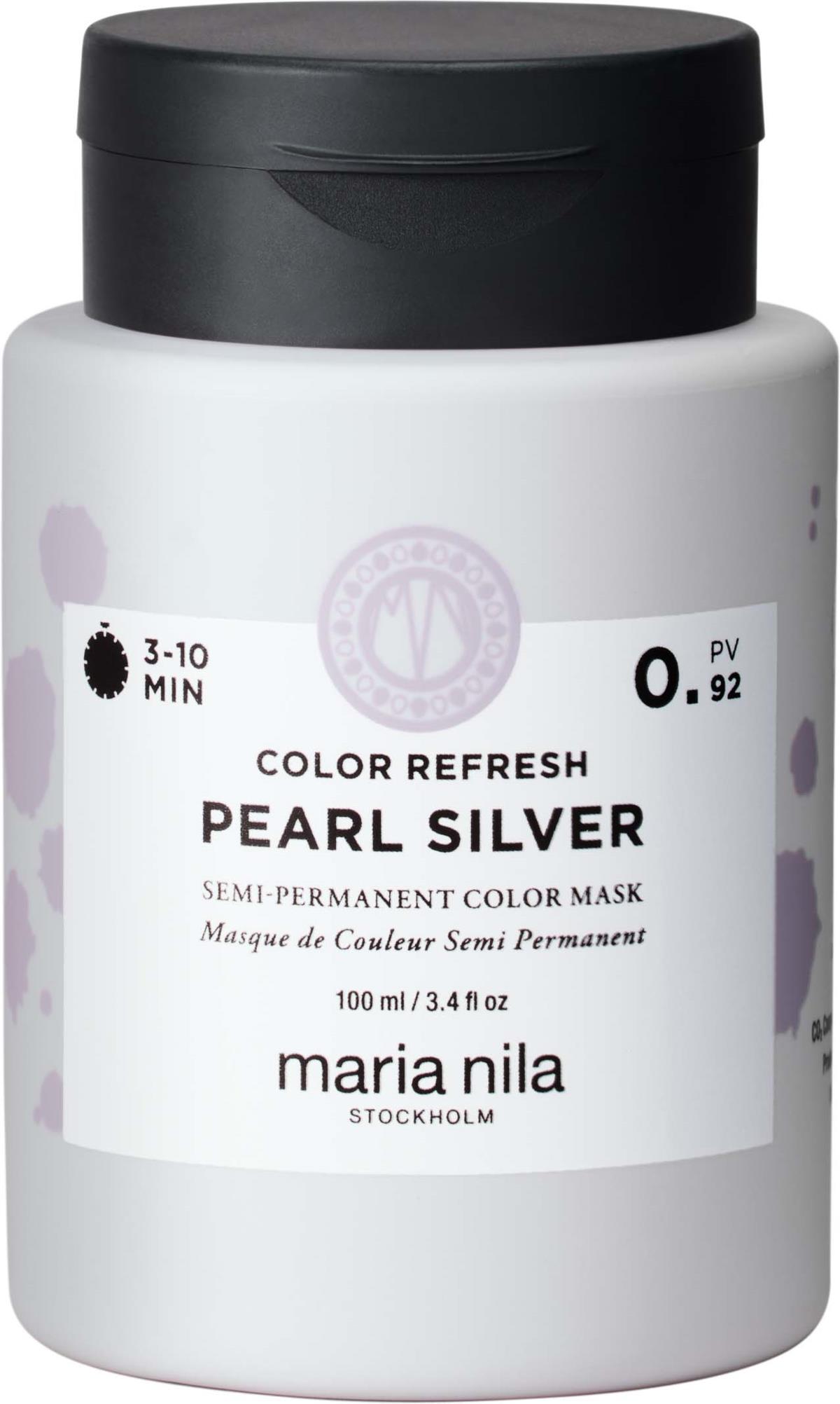maria nila Colour Refresh Semi-Permanent Color Mask 0.92 Pearl Silver ...