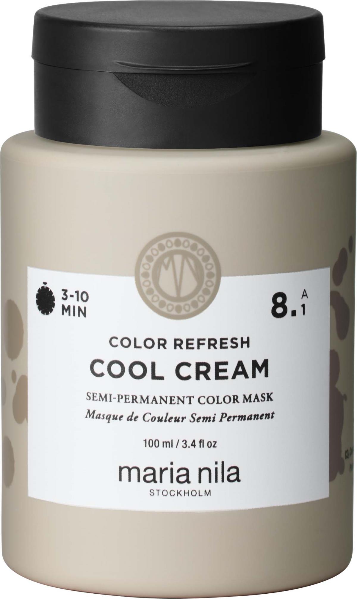 maria nila Colour Refresh Semi-Permanent Color Mask 8.1 Cool Cream 100 ...