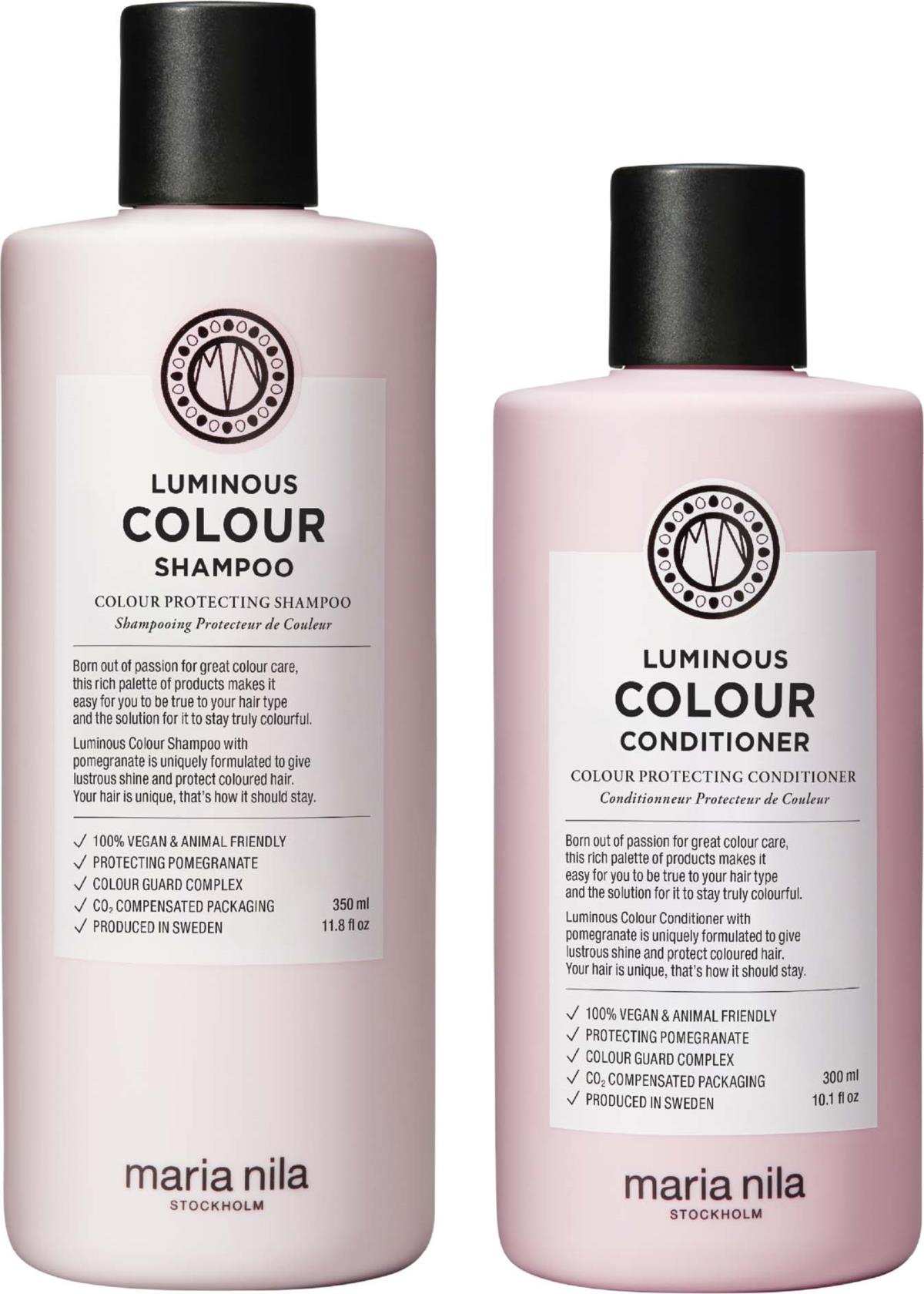 maria nila Luminous Colour Bundle Shampoo 350 ml & Conditioner 300 ml ...
