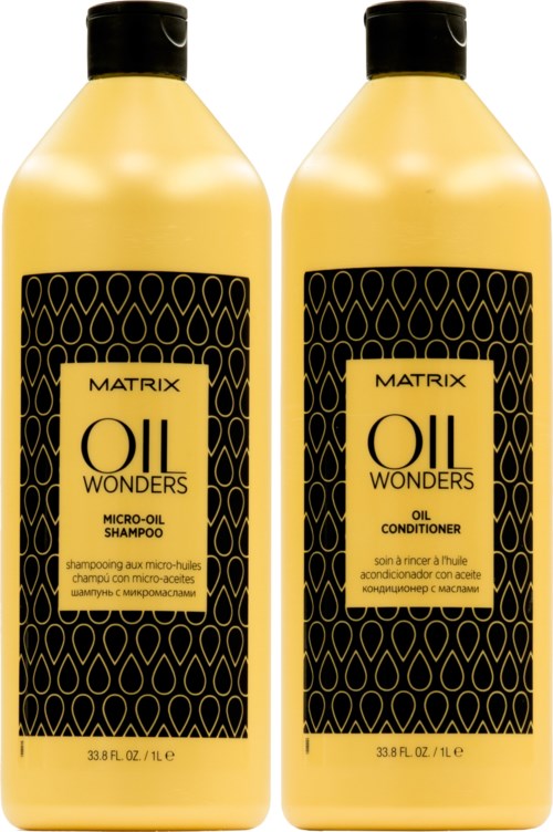 Matrix Oil Wonders Shampoo 1L & Conditioner 1L | lyko.com