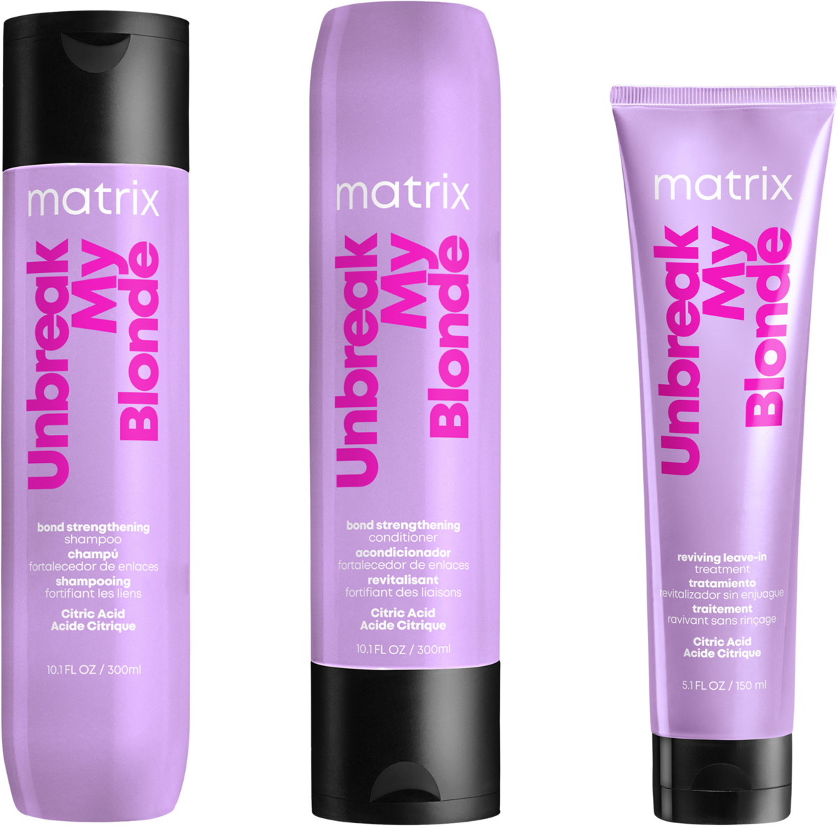Matrix Unbreak my Blonde Routine with Leave-in | lyko.com