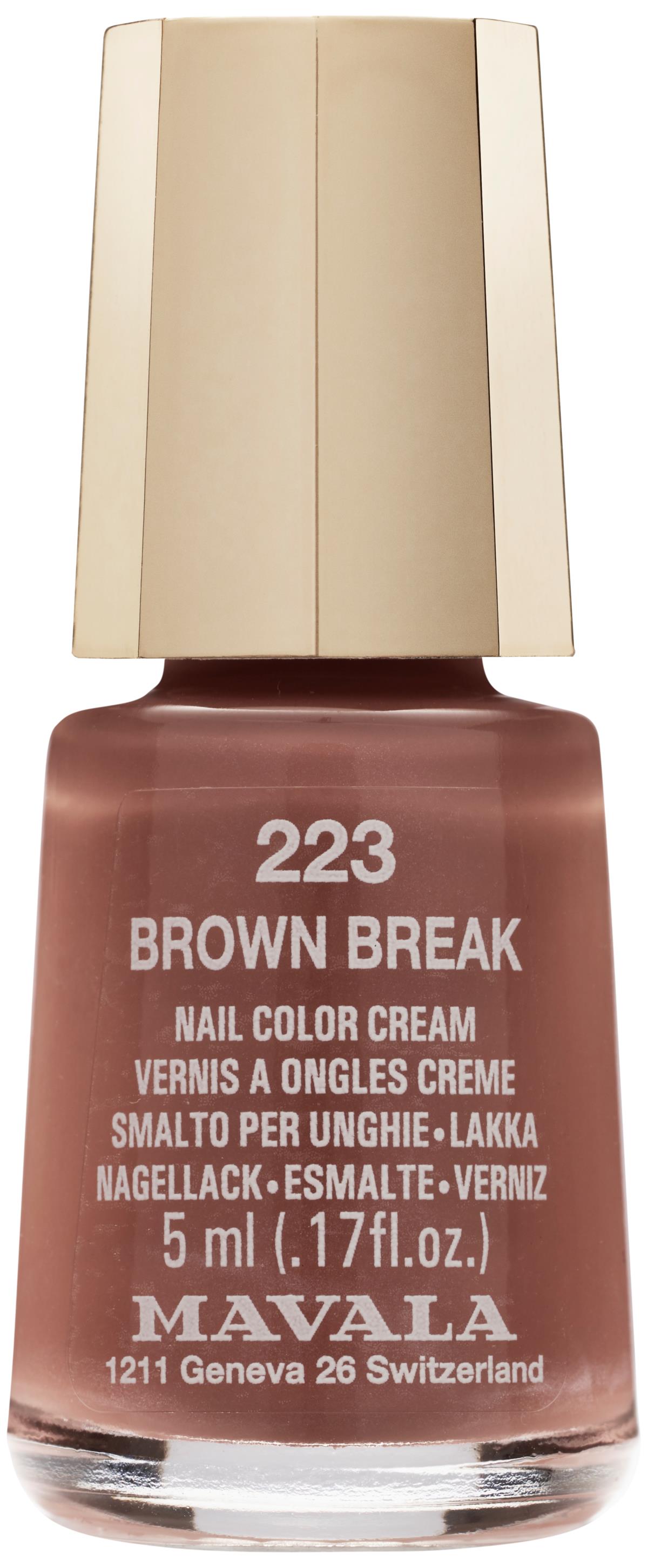 Mavala Chill & Relax Colors Minilack Brown Break | lyko.com