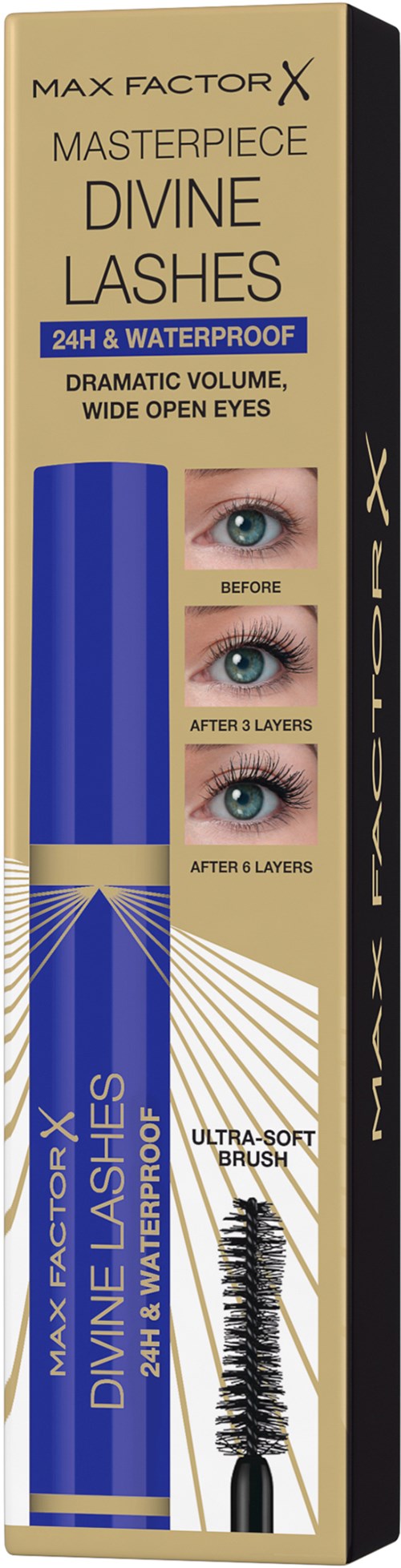 Max Factor Divine Lashes Waterproof Mascara 001 Black | lyko.com