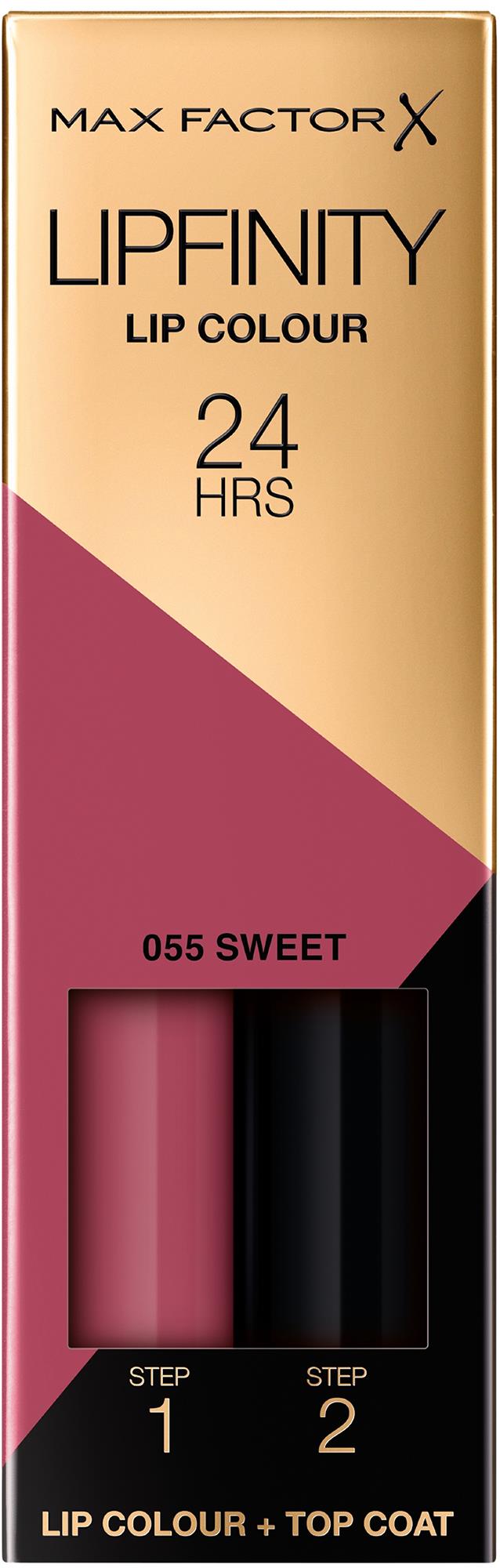 Max Factor Lipfinity 2-Step Long Lasting Lipstick 055 Sweet | lyko.com